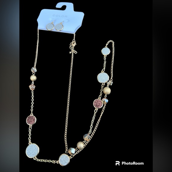 Kohl's | Jewelry | Set Of Single Strand Necklace And Earrings | Poshmark